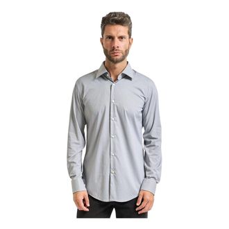 HUGO BOSS Homme, Chemises, Gris, Taille: 5XL Chemise Slim Fit Grise pour Homme