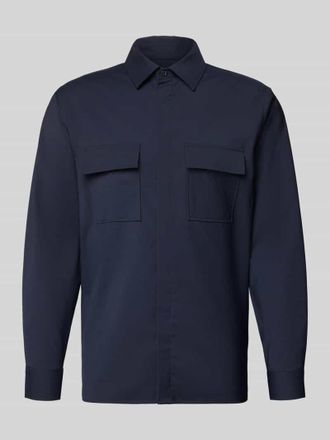 Digel Relaxed Fit Hemdjacke mit Schurwoll-Anteil Model Arion