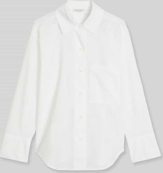 Marc O'Polo Relaxed Fit Bluse aus reiner Baumwolle mit R&uuml;cken-Detail