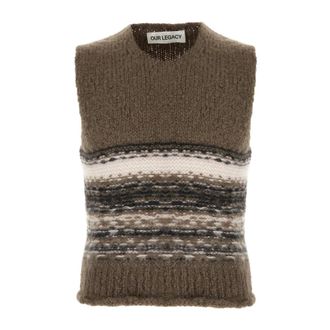 Our Legacy Pleaser Tank - - Knitwear - Herren - Braun - L