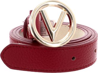 Valentino Round Womens Belt W120 Rosso - k&uuml;rzbar