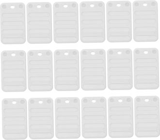 DOITOOL 18 Stück Teiliges Möbelkeil Robustem rutschfest Stapelbar Vielseitig Einsetzbar zur Nivellierung von Tischen Sofas Türen und Toiletten Stabiler Abstan