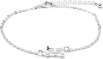 Luxenter Armband Alphabet mit Silber-Finish - Buchstabe H, Einheitsgr&ouml;&szlig;e, Metall, Ohne Edelstein