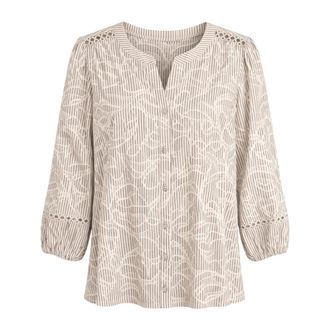 2-Biz Femme, Blouses et Chemises, Brun, Taille: 42 FR Blouses