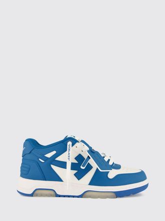 Off-white Baskets Out Of Office en cuir avec bout perfor&eacute; et cheville basse