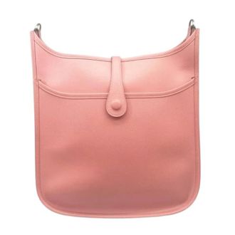 Herm&egrave;s Pre-owned Cuir sacs-ports-paule - Femme - Pre-owned - Rose - Taille: ONE Size