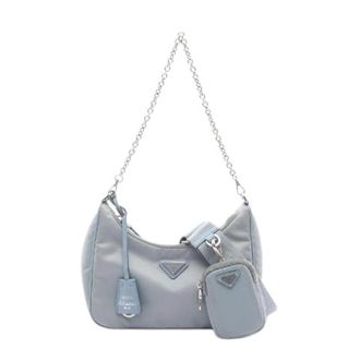 Prada Pre-owned Re-Edition 2005 Nylon 2way Schultertasche - - Pre-owned - Damen - Blau - ONE SIZE