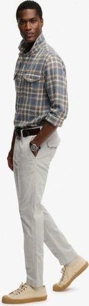 Superdry Pantalon chino style utilitaire - Gris argent&eacute; ville