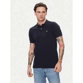 Benetton United Colors Of Benetton Poloshirt 3089J3179 Dunkelblau Regular Fit