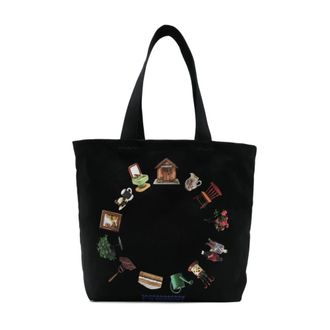 J.W.Anderson Homme, Sacs, Noir, Taille: ONE Size Tote Bag avec Application
