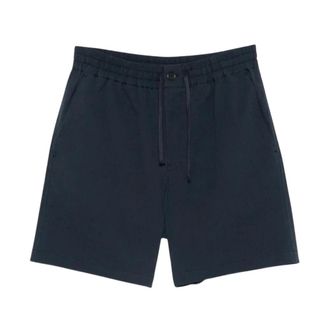 Maison Kitsun&eacute; Shorts &Eacute;lastiqu&eacute;s - Homme - Shorts - Bleu - Taille: S