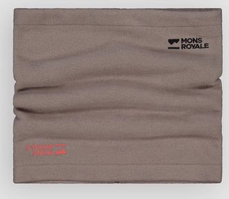 Mons Royale Pileup Wool Fleece Neck Warmer cinder
