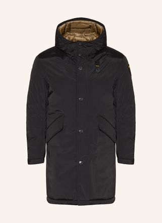 Blauer Mantel Faywood schwarz