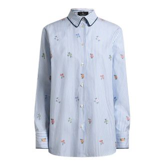 Etro S9880 Hemd - - Blouses & Shirts - Damen - Blau - M