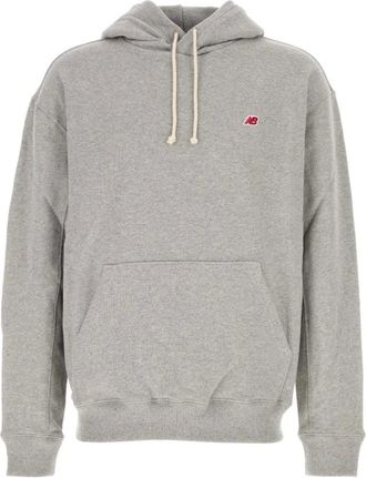 New Balance Homme, Sweatshirts et sweats &agrave; capuche, Gris, Taille: XL Core Fleece Pullover Sweat &agrave; capuche
