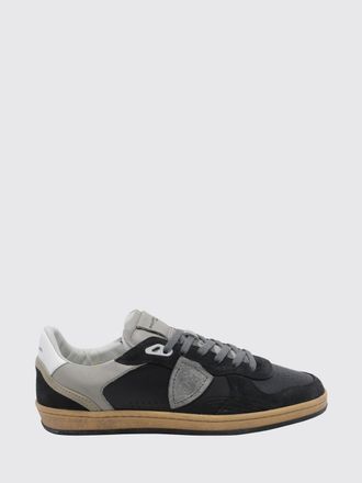 Philippe Model Baskets basses Pgal en cuir de veau su&eacute;d&eacute; avec bout perfor&eacute;
