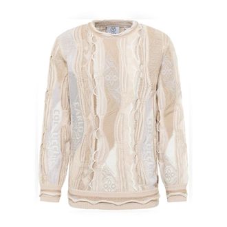 Carlo Colucci Homme, Pulls, Beige, Taille: 2XL Pull en maille