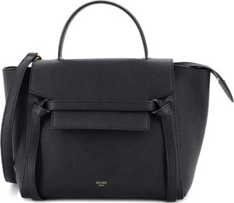 Celine Belt Bag Textured Leather Micro satchel - Schwarz