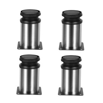 DOITOOL 4 Stück Verstellbare Möbelfüße aus Teiliges Höhenverstellbare Schrank und Sofabeine für Möbelunterstützung und Bodenschutz