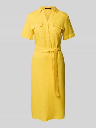 More & More Leinenkleid in Midil&auml;nge