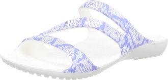 Crocs Herren Kadee II Graphic Sandal W Sandalen, Lapis/Multi, 34/35 EU