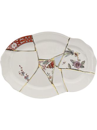 Seletti Kintsugi Tablett - Wei&szlig;