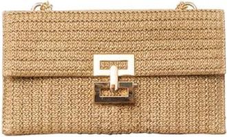 YYW Sacs de plage dété pour femme - Pochette en paille tissée - Sac à bandoulière en paille, 1-abricot, Taille unique