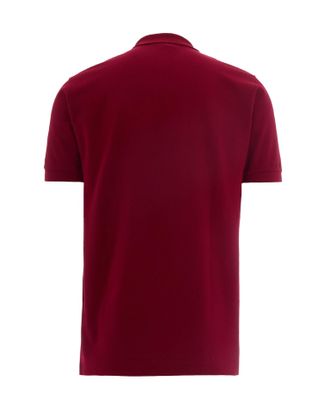 Lacoste Mens Polo L.12.12 Red Cotton Shirts T-shirts And Polos