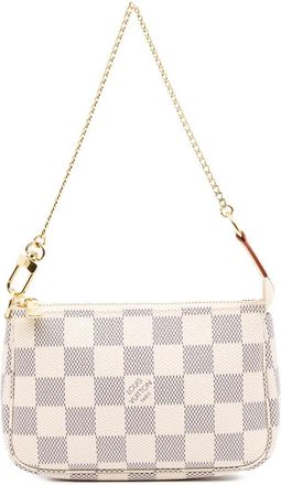 Louis Vuitton Crossbody Bags - Damier Azur Mini Pochette Accessoires - Gr. unisize - in Weiß - für Damen