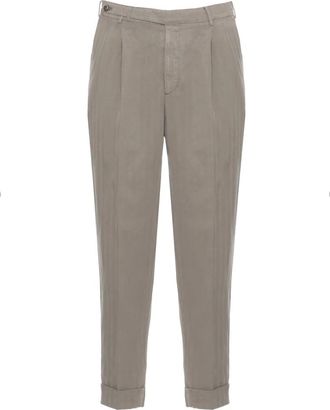 Pantaloni Torino Homme, Pantalons, Gris, Taille: XL Pantalon Tailleur en Lyocell