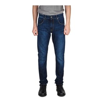 Pantaloni Torino Dunkle Jazz Loose Fit Denim Jeans - - Jeans - Herren - Blau - W38