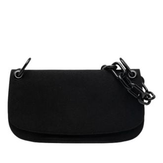 Prada Sac bandouli&egrave;re vintage en nylon pr&eacute;-poss&eacute;d&eacute; - Femme - Pre-owned - Noir - Taille: ONE Size