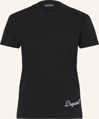 Dsquared2 T-Shirt Signature Just Right Fit schwarz