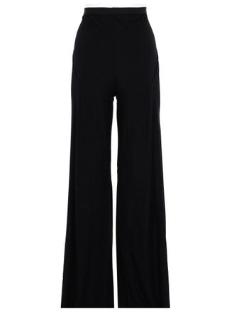 Rick Owens Bias-Cut Wide-Leg Viscose Trousers - Black