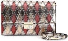 Caf&egrave;noir Pochette Patchwork En Losanges Et Accessoire En Strass, Pour Femme, Couleur Multicolore, Taille Taille Unique