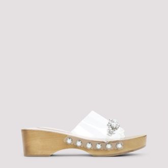 Simone Rocha Sandales sabots en bois festonn&eacute;es Simone Rocha