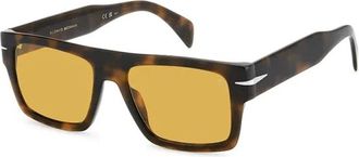 Eyewear by David Beckham Lunettes de soleil Wayfarer DB 7161/S - Homme - Accessoires - Brun - Taille: 54 MM