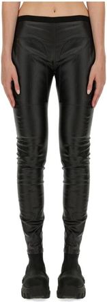 Rick Owens Femme, Pantalons, Noir, Taille: 38 FR Rp02D3319-P Leather Leggings