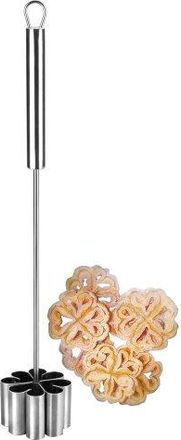 Ibili Ibili 774356 Backform Blumenrosette gerade aus Edelstahl, Silber, 15 x 6.2 x 4 cm