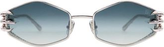 Anna-Karin Karlsson unisex, Accessoires, Gris, Taille: 54 MM Claw Plume Lunettes de soleil