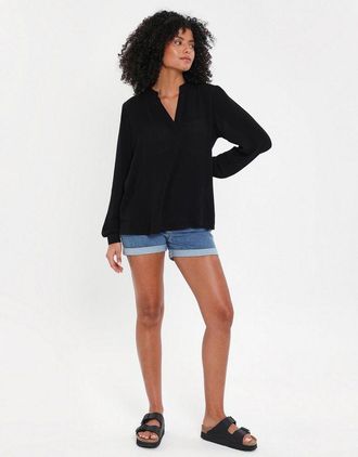 Threadbare Blusentop THB Catheryn V Neck Blouse (1-tlg) im klassischen Design