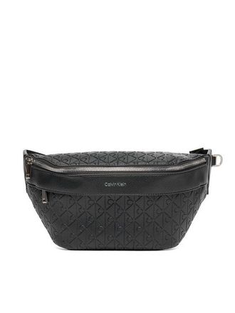 Calvin Klein G&uuml;rteltasche Emblem Emboss Waistbag LV04D3205G Schwarz