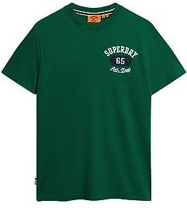 Superdry EMB Superstate ATH Logo Tee T-Shirt, Vert &eacute;meraude, L Homme