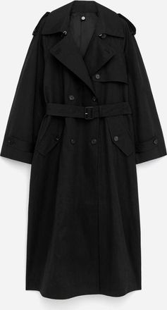 Arket Oversize-Trenchcoat -Schwarz