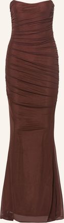 Retrof&ecirc;te Retrof&ecirc;te Abendkleid Isadore Aus Mesh braun