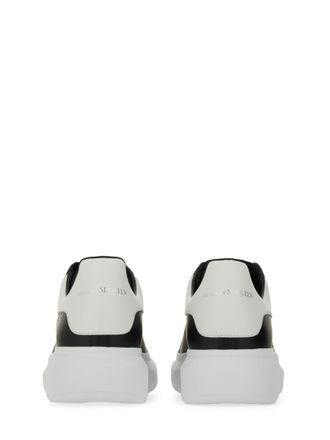 Alexander McQueen Calf Skin Oversized Sneaker - Black