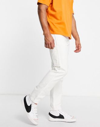 Dickies Duck - Pantalon style charpentier en toile - Blanc cassé