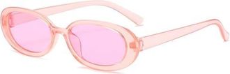 Generic Lunettes De Soleil Tendance &Agrave; Petite Monture For Hommes Et Femmes D&eacute;coratives For Lext&eacute;rieur(Pink)