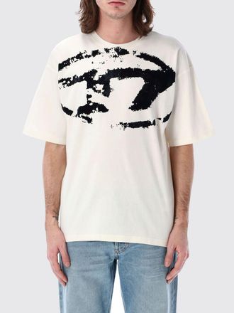 Diesel T-Shirt Herren Farbe Ivory