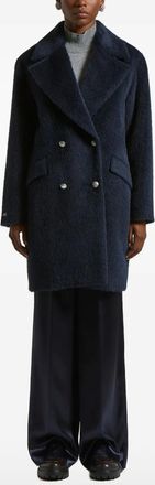 PESERICO manteau à boutonnière croisée - Bleu